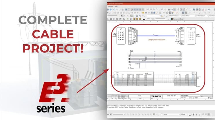 Software for Complete Cable Design - E3.cable